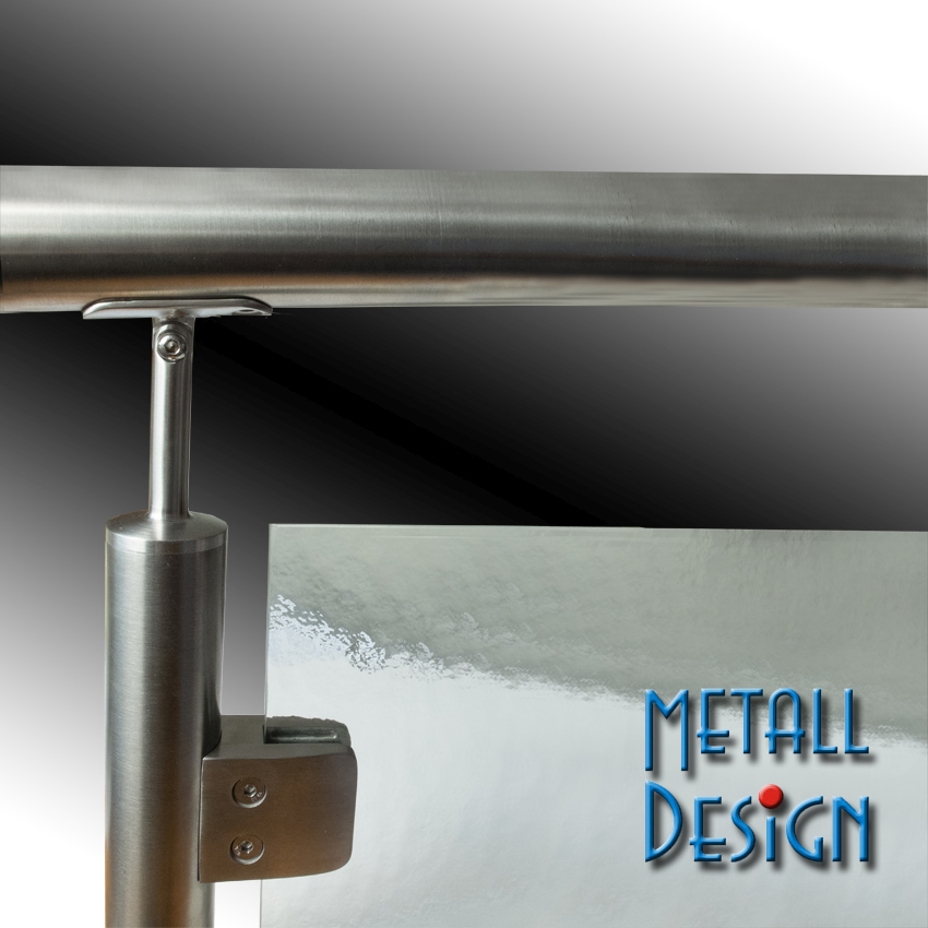 Glashalter Edelstahl Glasklemme | Design Shop Baalcke